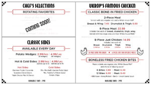 Menu | Ukrop's Homestyle Foods